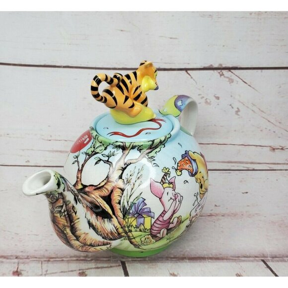 Disney | Accents | Poohs Birthday Party Disney Character Teapot ...